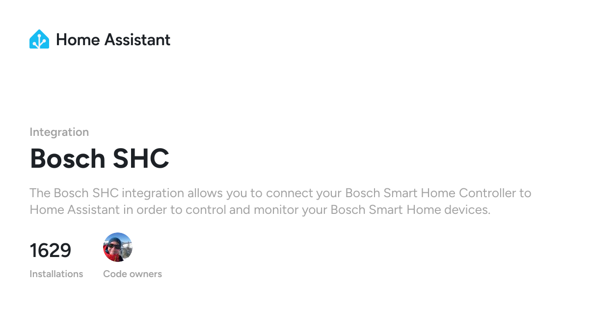 Bosch SHC - Home Assistant