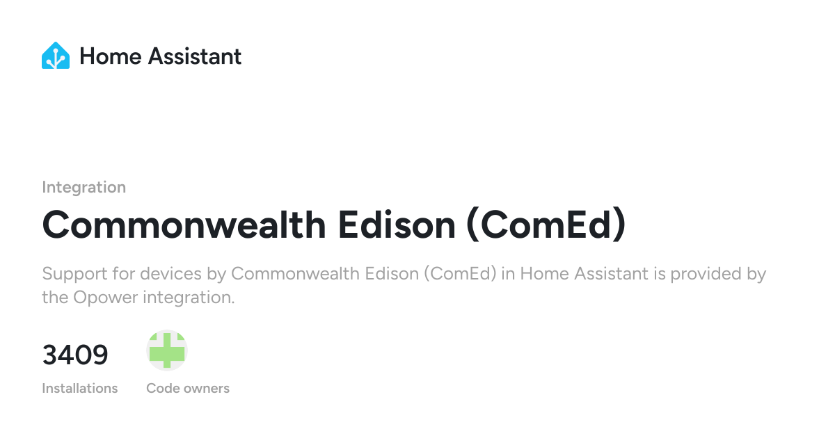 Commonwealth Edison (ComEd) - Home Assistant