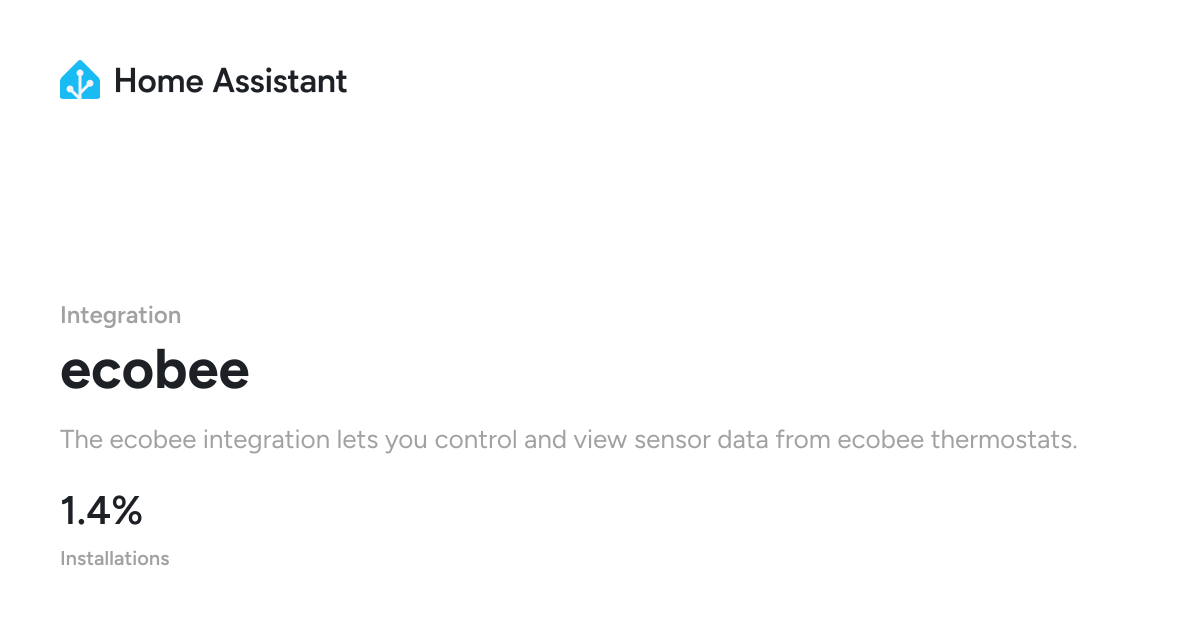 ecobee - Home Assistant