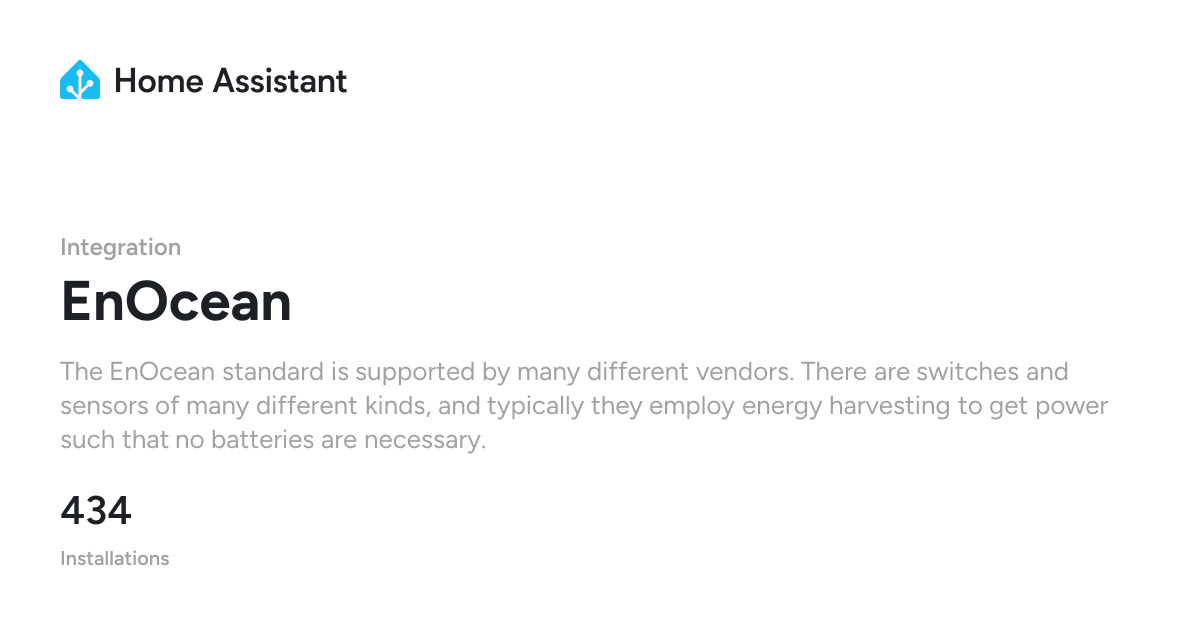 EnOcean - Home Assistant