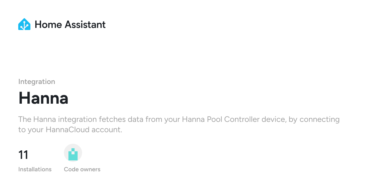 Hanna - Home Assistant