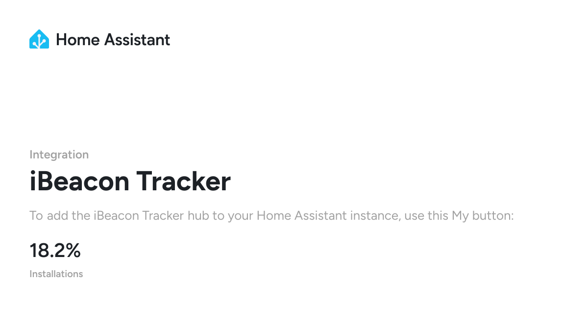 iBeacon Tracker - Home Assistant