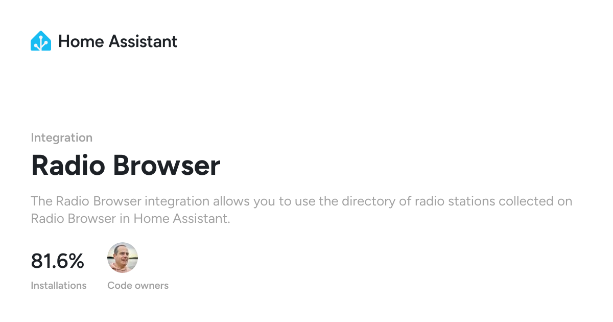 Radio Browser - Home Assistant