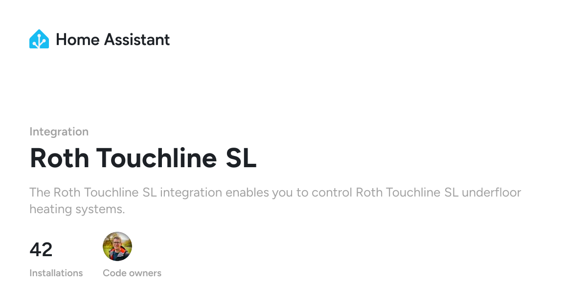 Roth Touchline SL - Home Assistant
