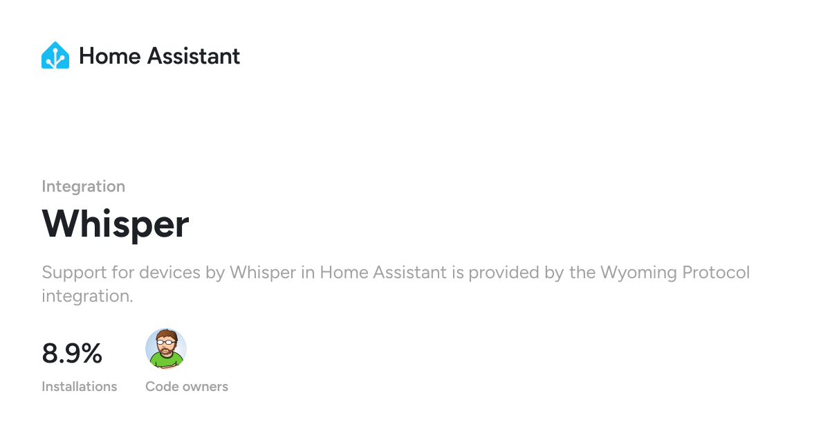Whisper - Home Assistant